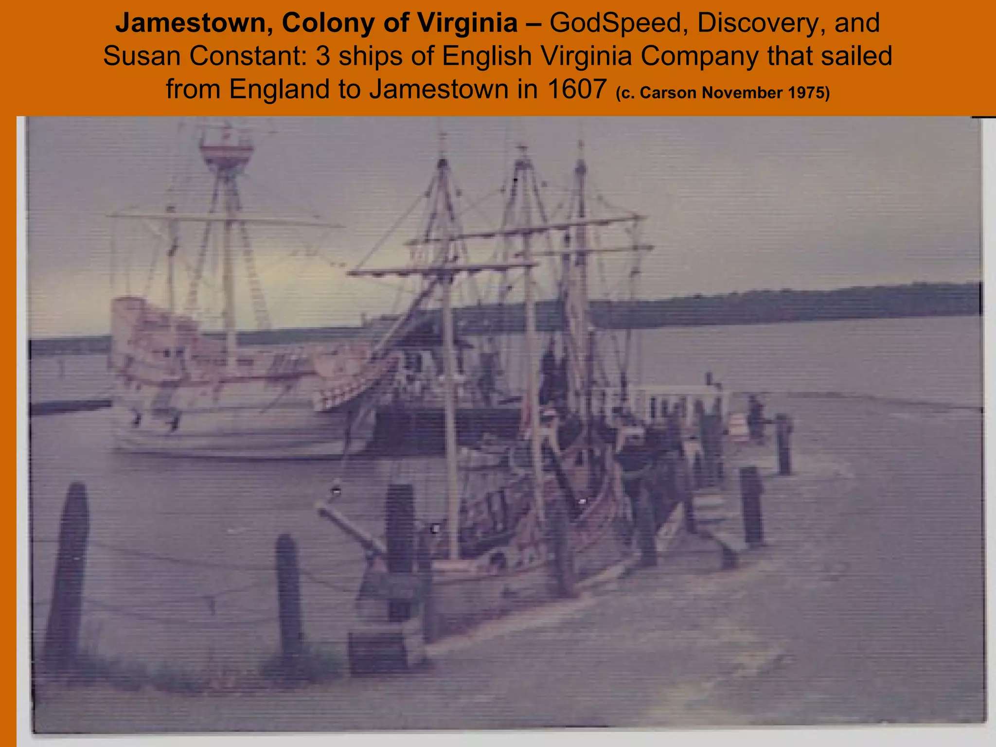 Jamestown And Plymouth Settlements | PPT