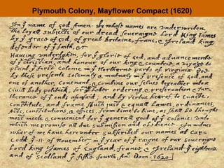 Jamestown And Plymouth Settlements | PPT