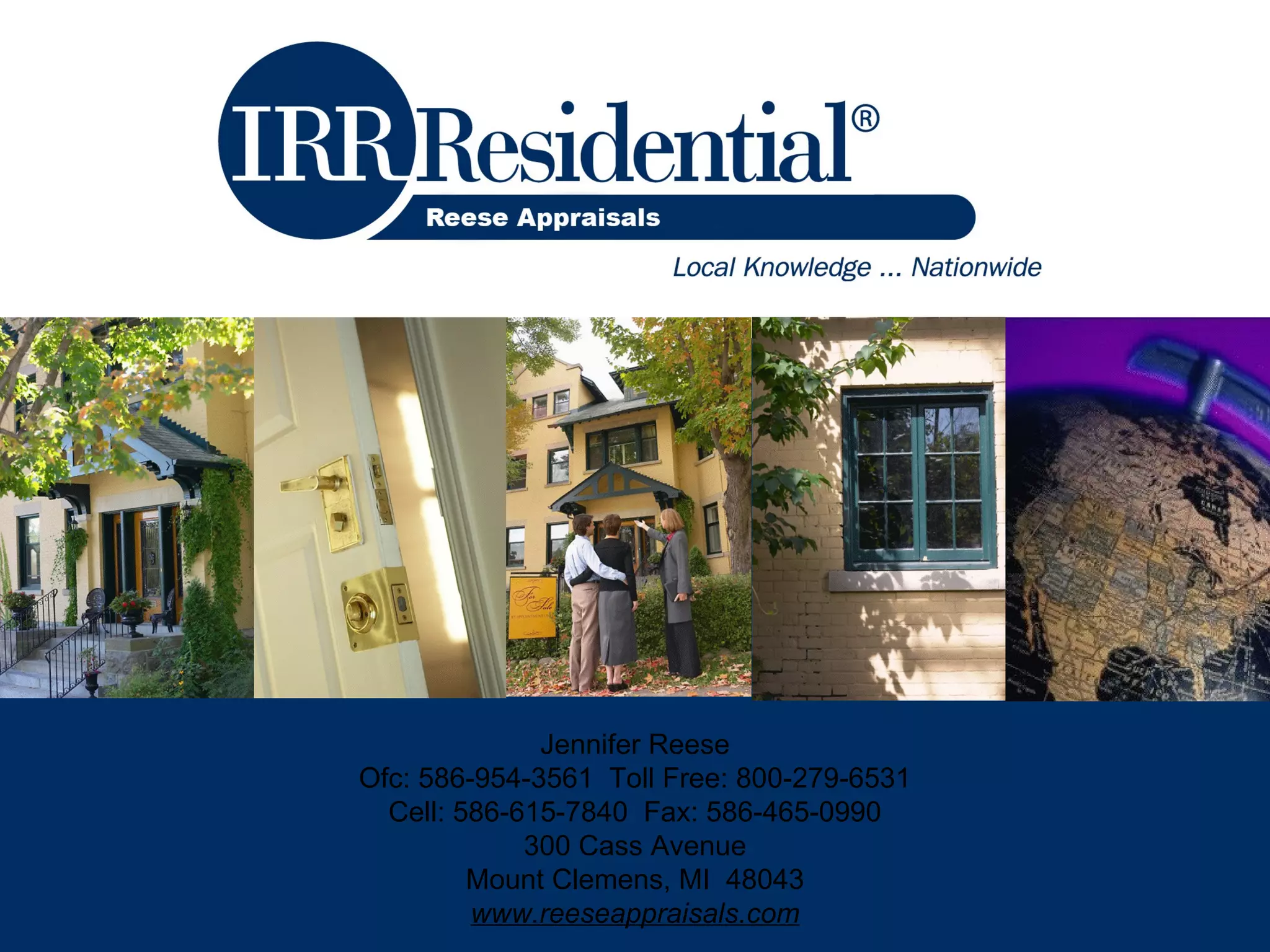 Jennifer Reese Presentation Irr | PPT