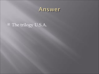 John Dos Passos from scott naumann | PPT