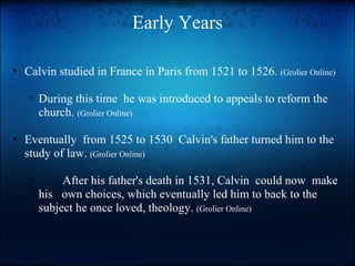 John Calvin | PPT