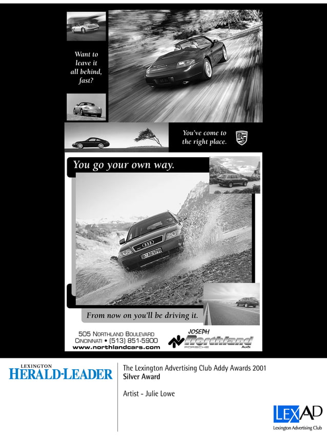 Award Winning Print Ads - Julie Lowe | PPT