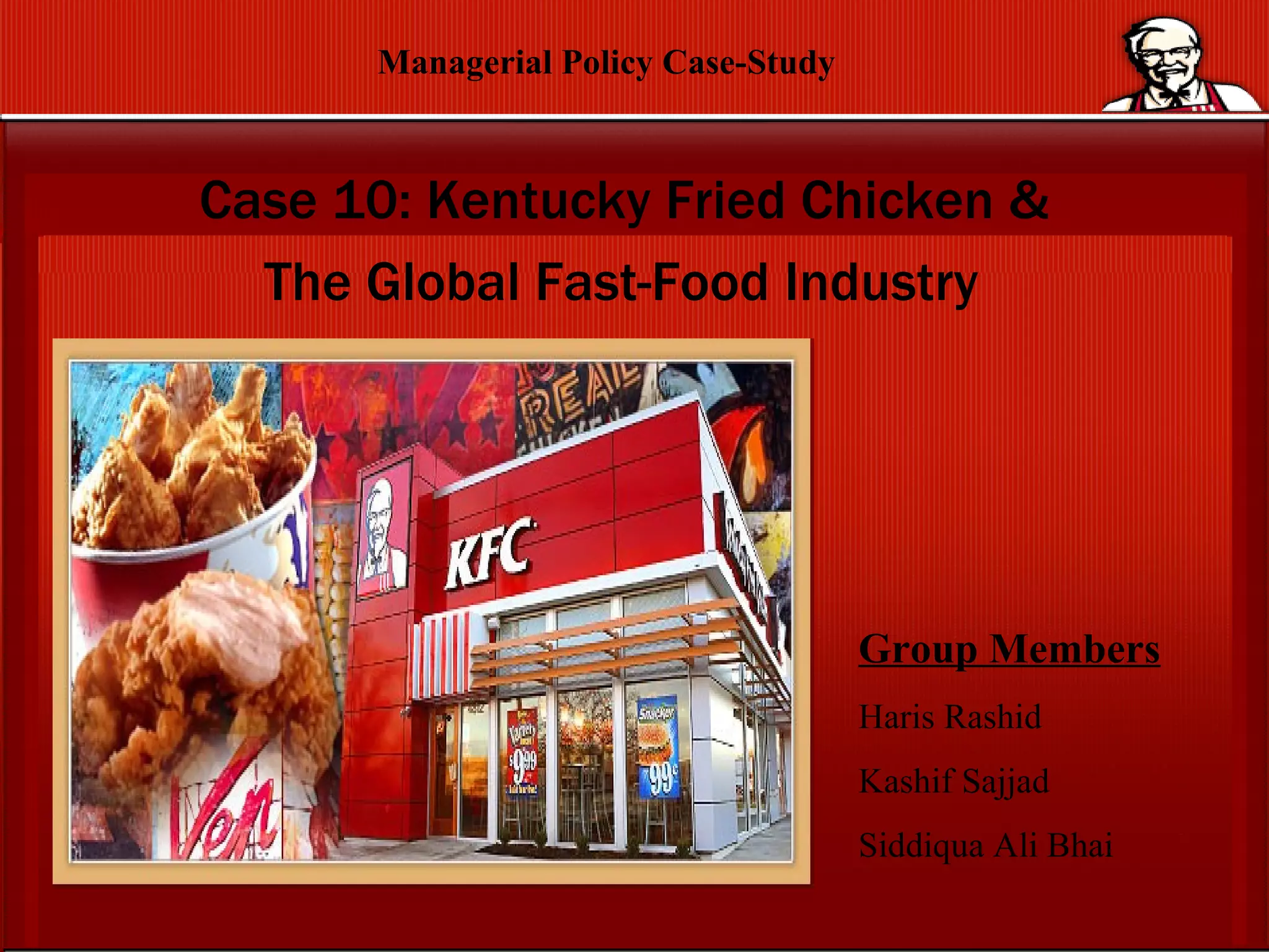 KFC & the Fast Food Industry | PPT