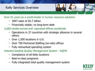 Kelly Services LinkedIn Presentation | PPT