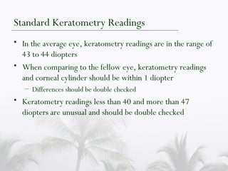 Keratometer Slides | PPT