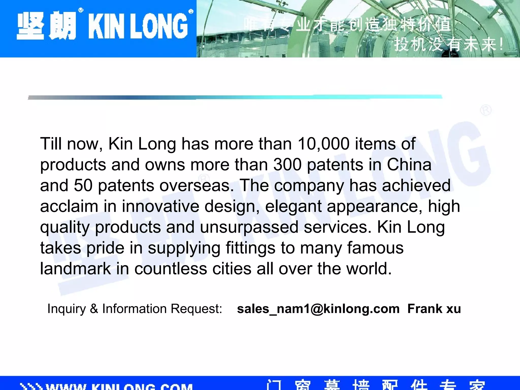 Kin Long Project Collections | PPT