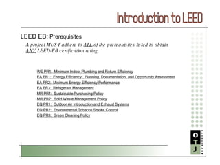 LEED-EB O&M Basics | PPT