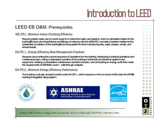 LEED-EB O&M Basics | PPT