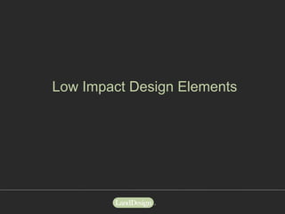 Low Impact Design | PDF | Landscaping | Home & Garden