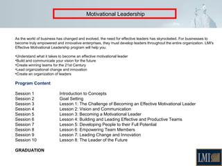 Lmi Total Leader Presentation | PPT