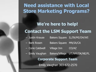 Local Store Marketing Presentation | PPS