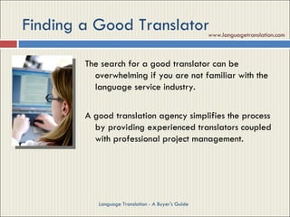Language Translation Guide | PPT