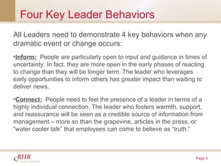 Leadership In Times Of Uncertainty (2008 10) | PPT