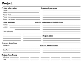 Lean Six Sigma How To Conduct A Lean Event | PPT