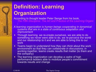 Learning Organization | PPT