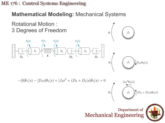 Lecture 4 ME 176 2 Mathematical Modeling | PDF