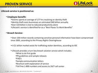 Co-Marketing with LifeLock | PPT