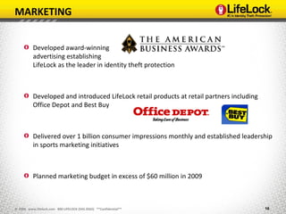 Co-Marketing with LifeLock | PPT
