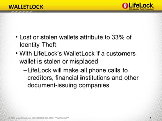 Co-Marketing with LifeLock | PPT