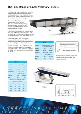 Linear Vibratory Feeders | PDF