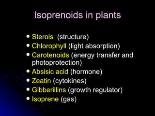 Isoprenoids | PPT