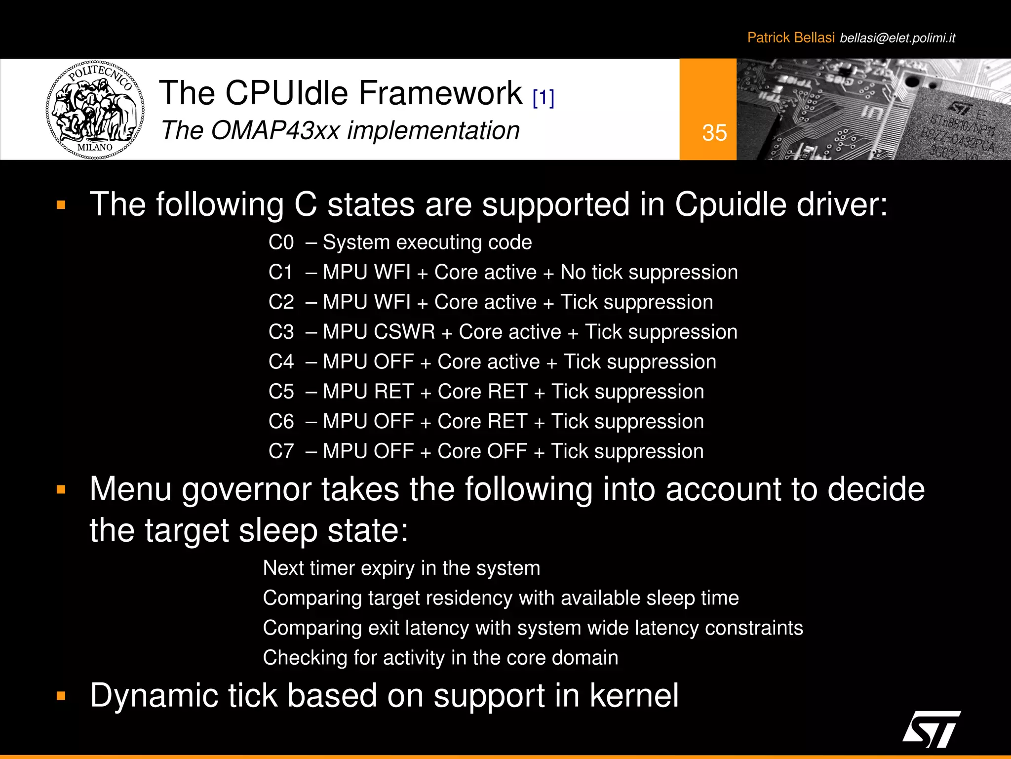 Linux Power Management Slideshare | PDF