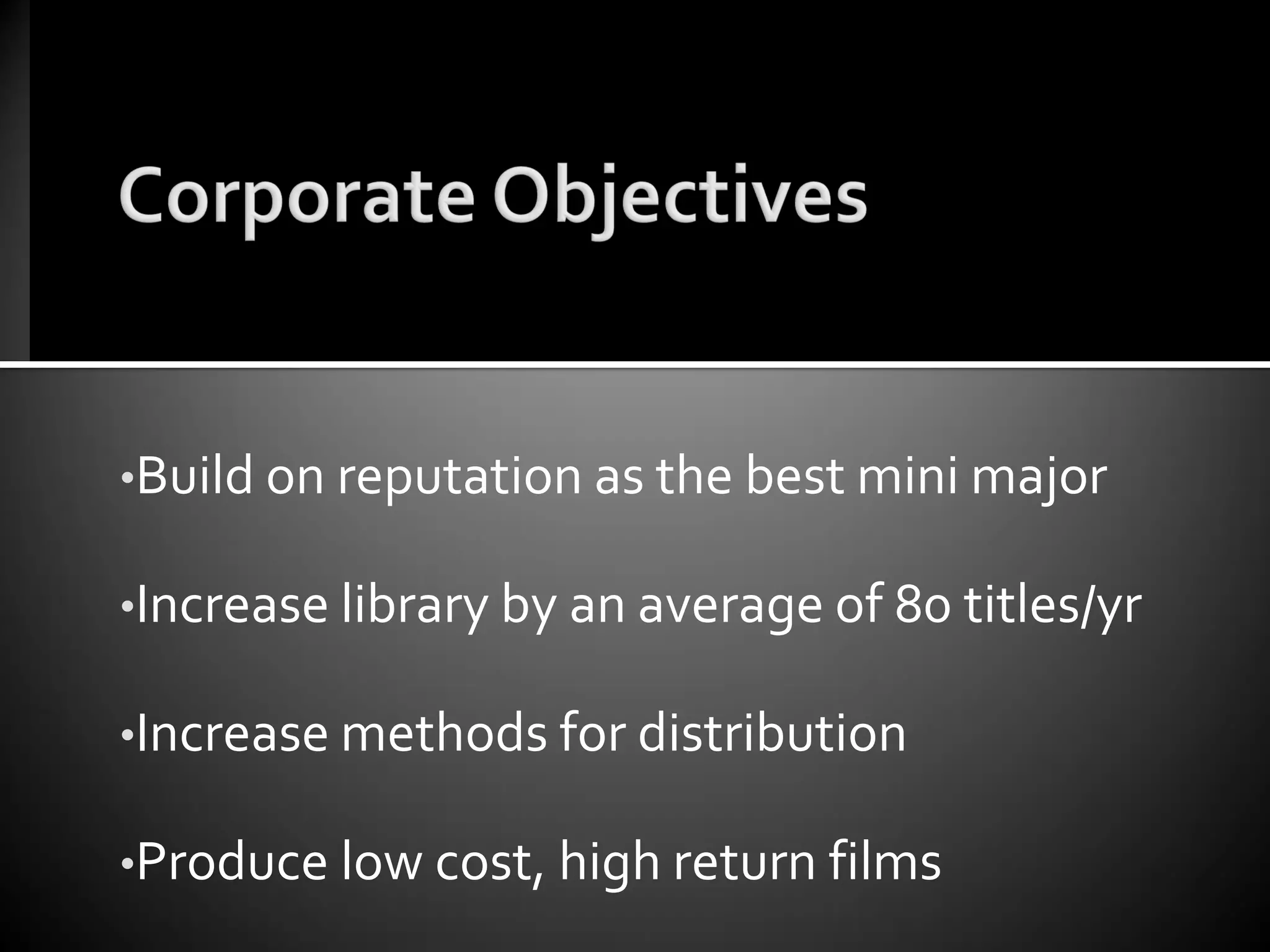 Lionsgate Power Point | PDF