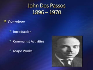 John Dos Passos | PPT