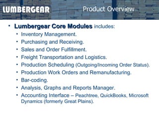 Lumbergear Software | PPT