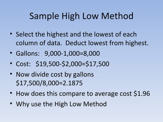 Cost Behaviors | PPT | Interest Rates | Economy