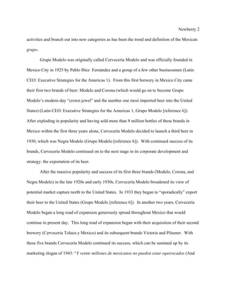 Mgt 422 Grupo Modelo | DOC