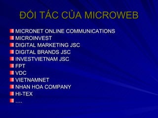 Microweb | PPT
