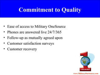 Military OneSource | PPT