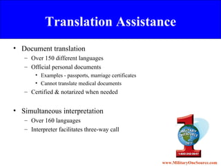 Military OneSource | PPT