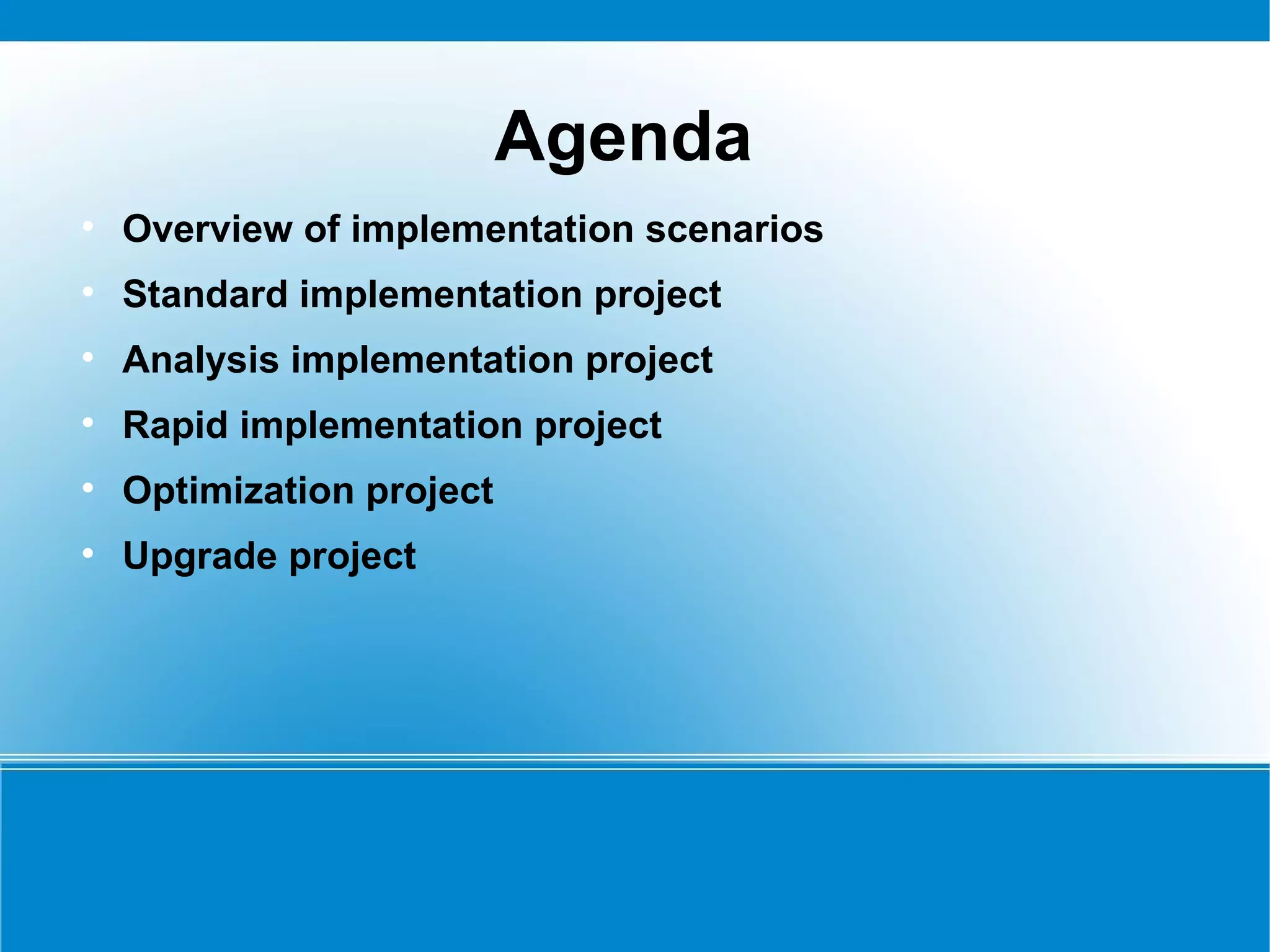 MS Dynamics CRM Implementation Scenarios | PPT
