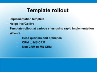 MS Dynamics CRM Implementation Scenarios | PPT