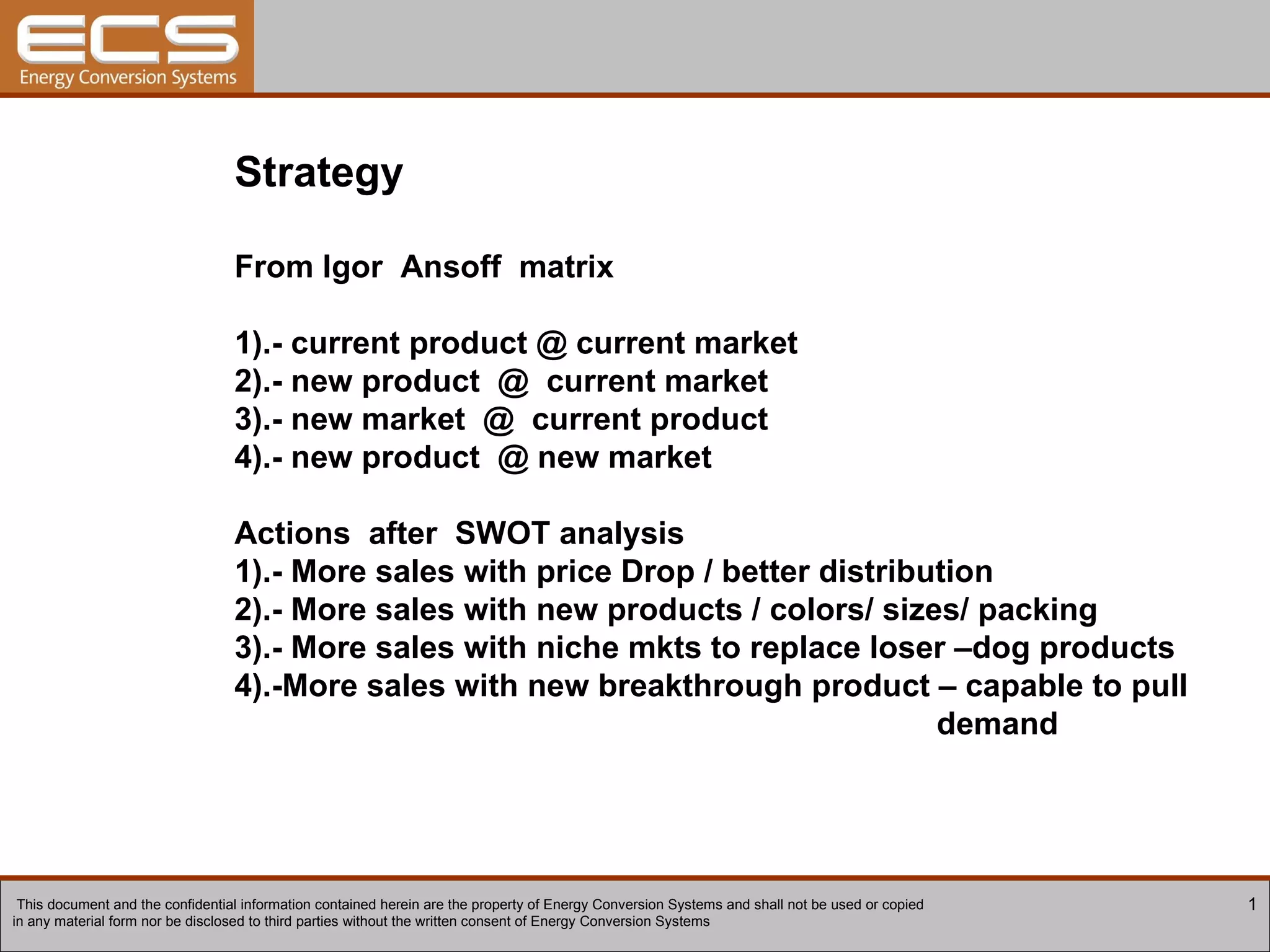 Mx Usa Strategy Part 2 | PPT