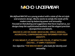 Macho Presentation | PPT