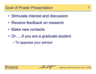 Making Effective Posters | PPT