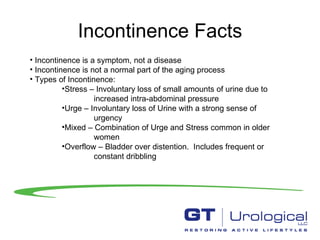 Manage Incontinence | PPT | Sexual Conditions | Sexual Health