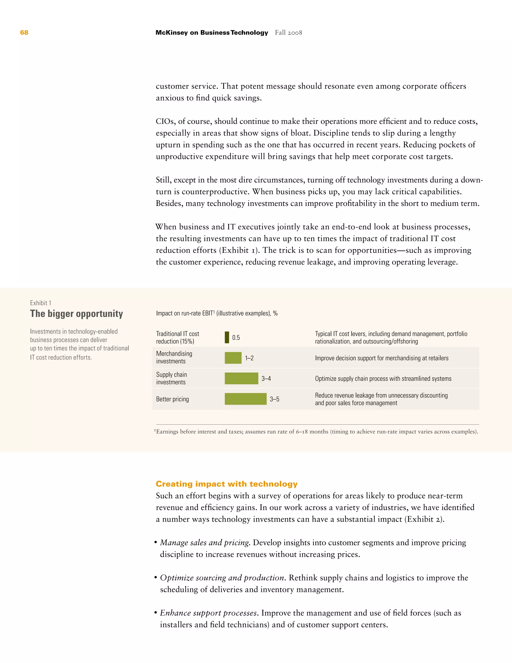 Managing IT In A Downturn Beyond Cost Cutting | PDF