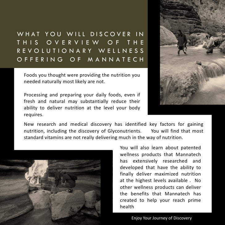 Mannatech Brochure