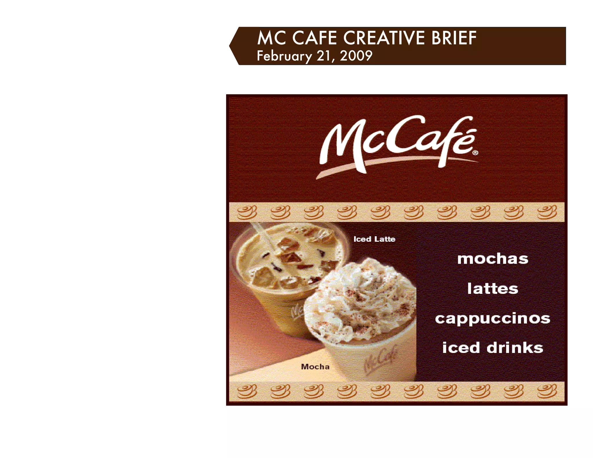 Mc Cafe Brief | PDF