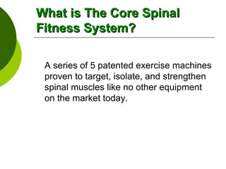 Med X Core Spinal Systems | PPT