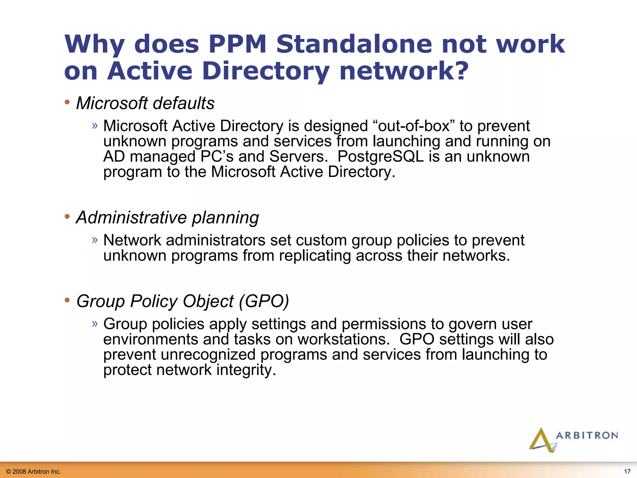 Microsoft Active Directory | PPT