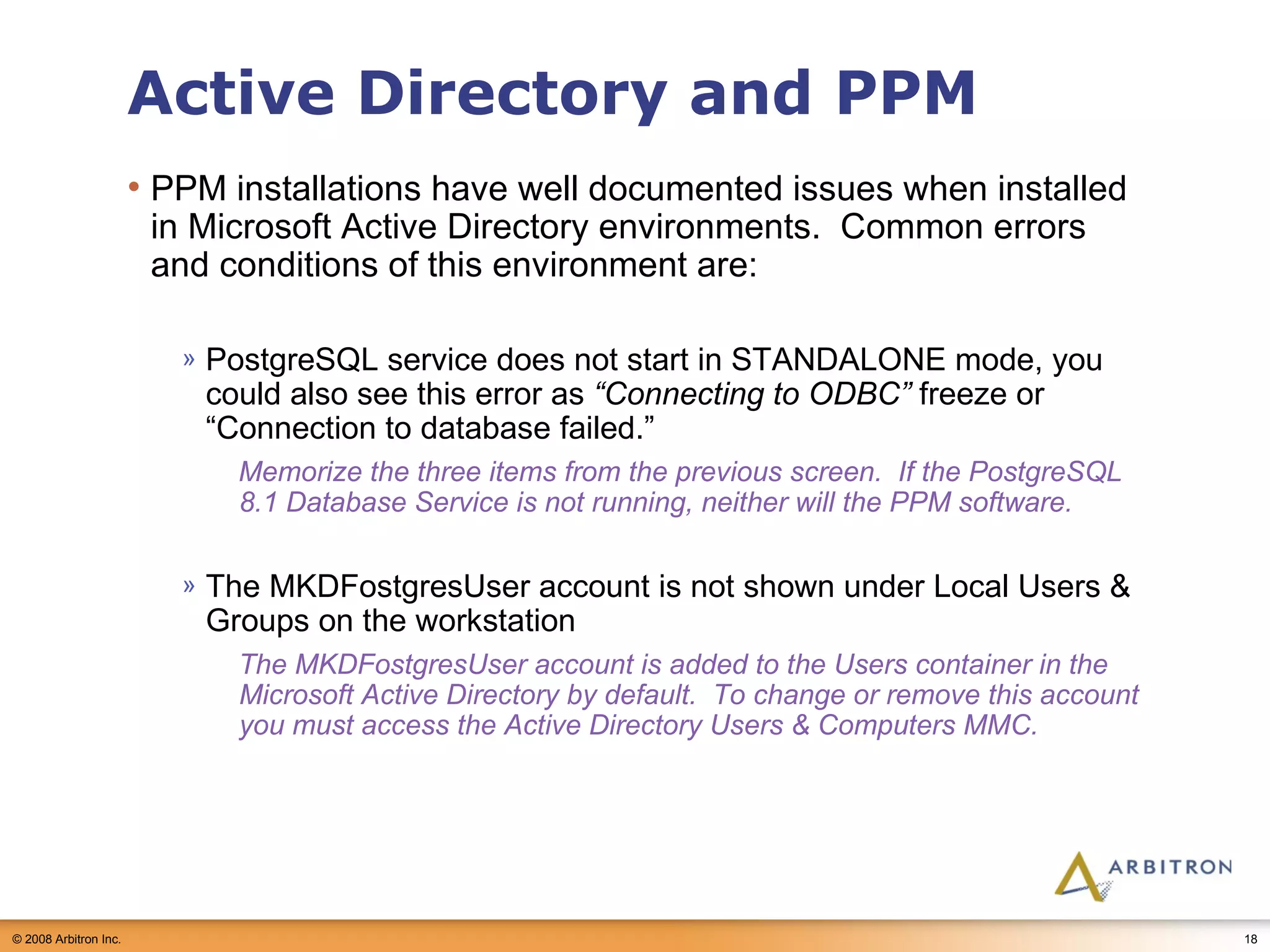 Microsoft Active Directory | PPT