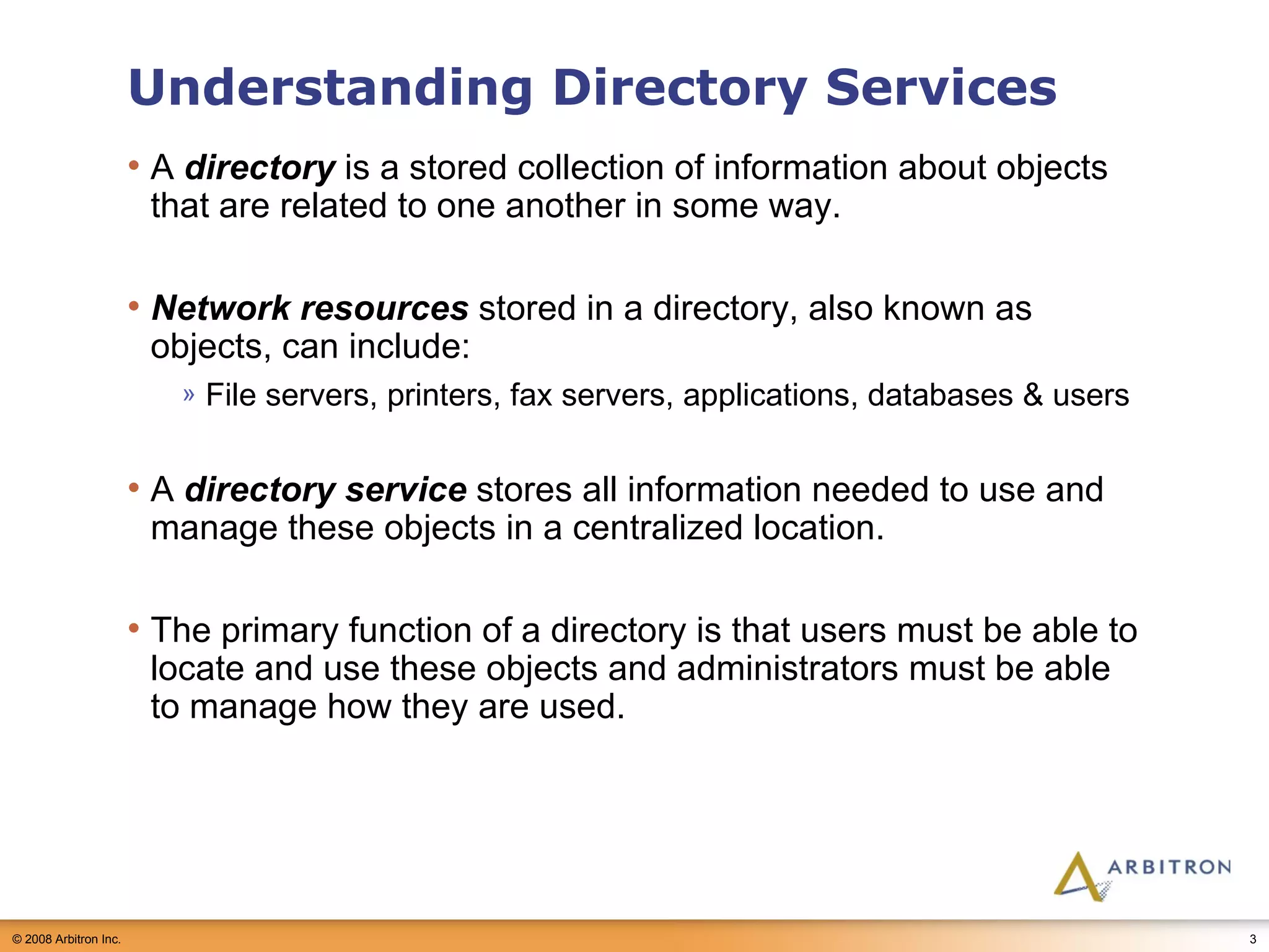 Microsoft Active Directory | PPT