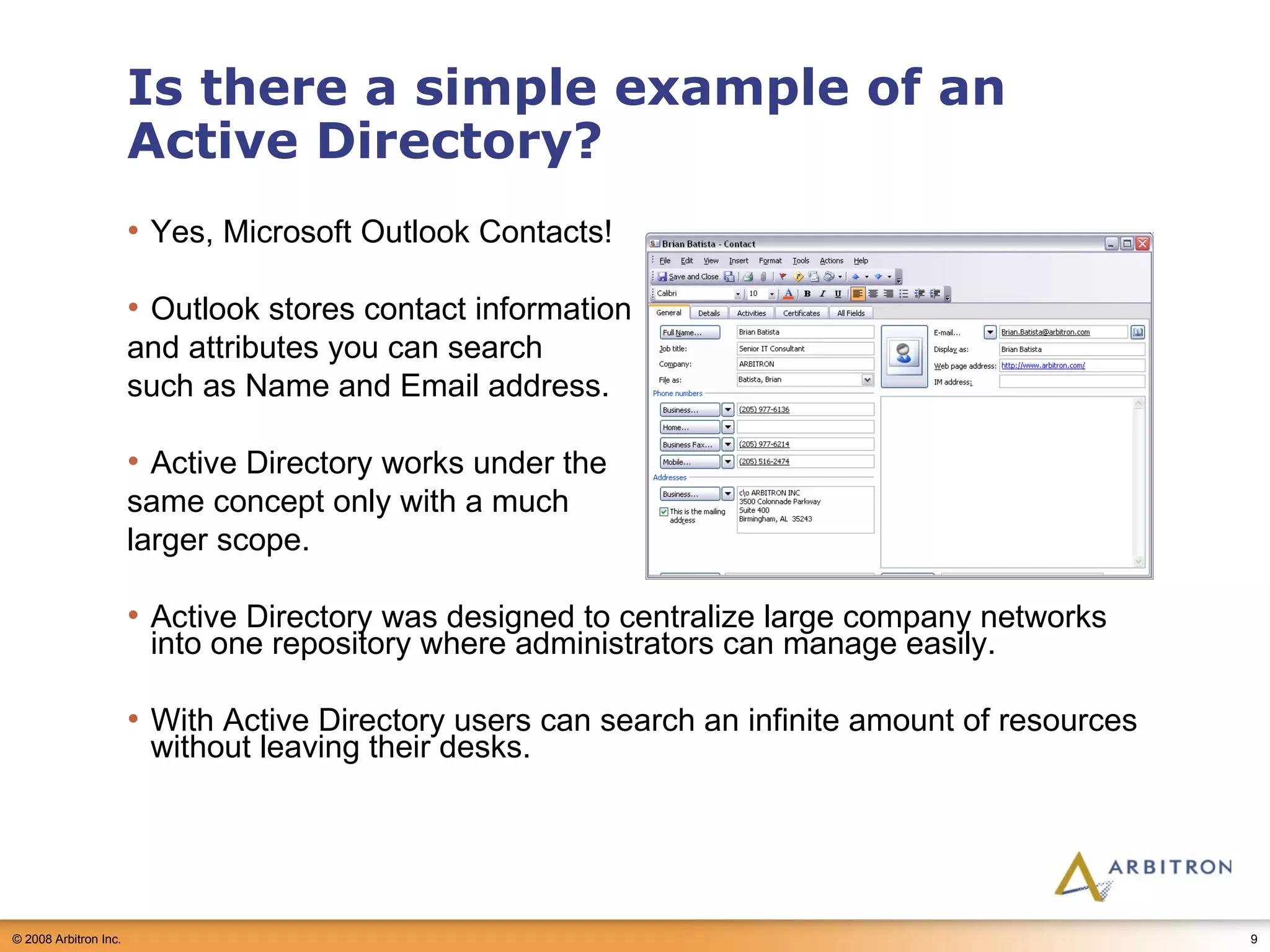Microsoft Active Directory | PPT