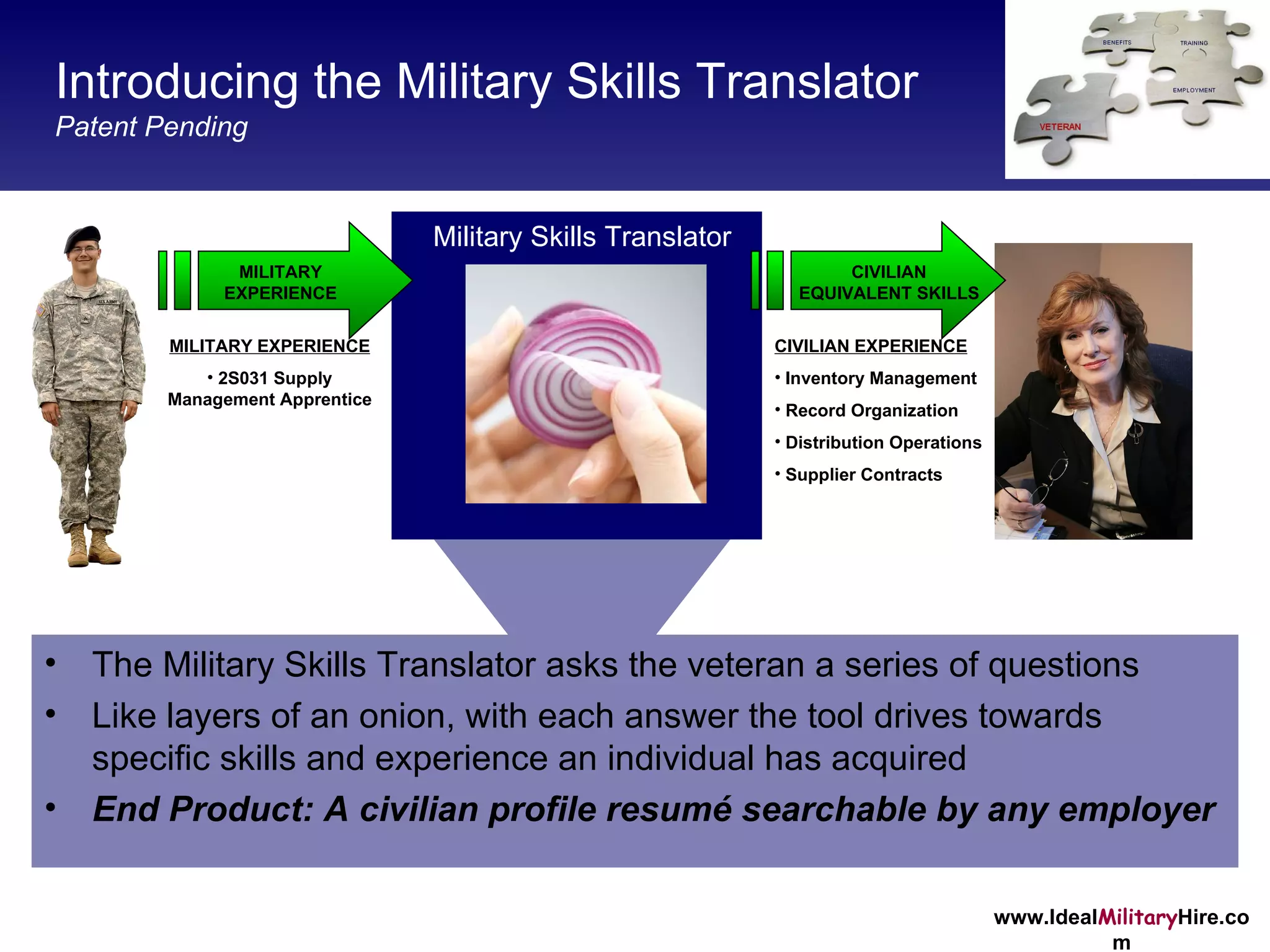 Military Skills Translator Overview 102008 | PPT