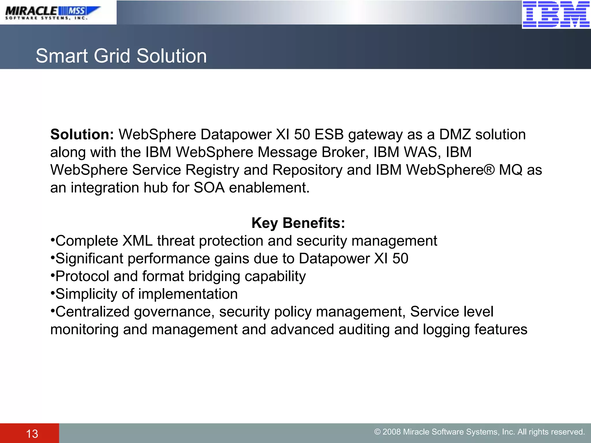 Miracle Smart Grid Value Add Xcel | PPT